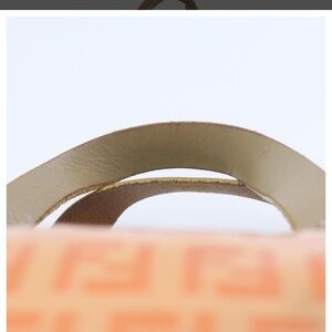 Fendi | Bags | Vintage Fendi Zucchino Canvas Hand Bag Orange Coated ...